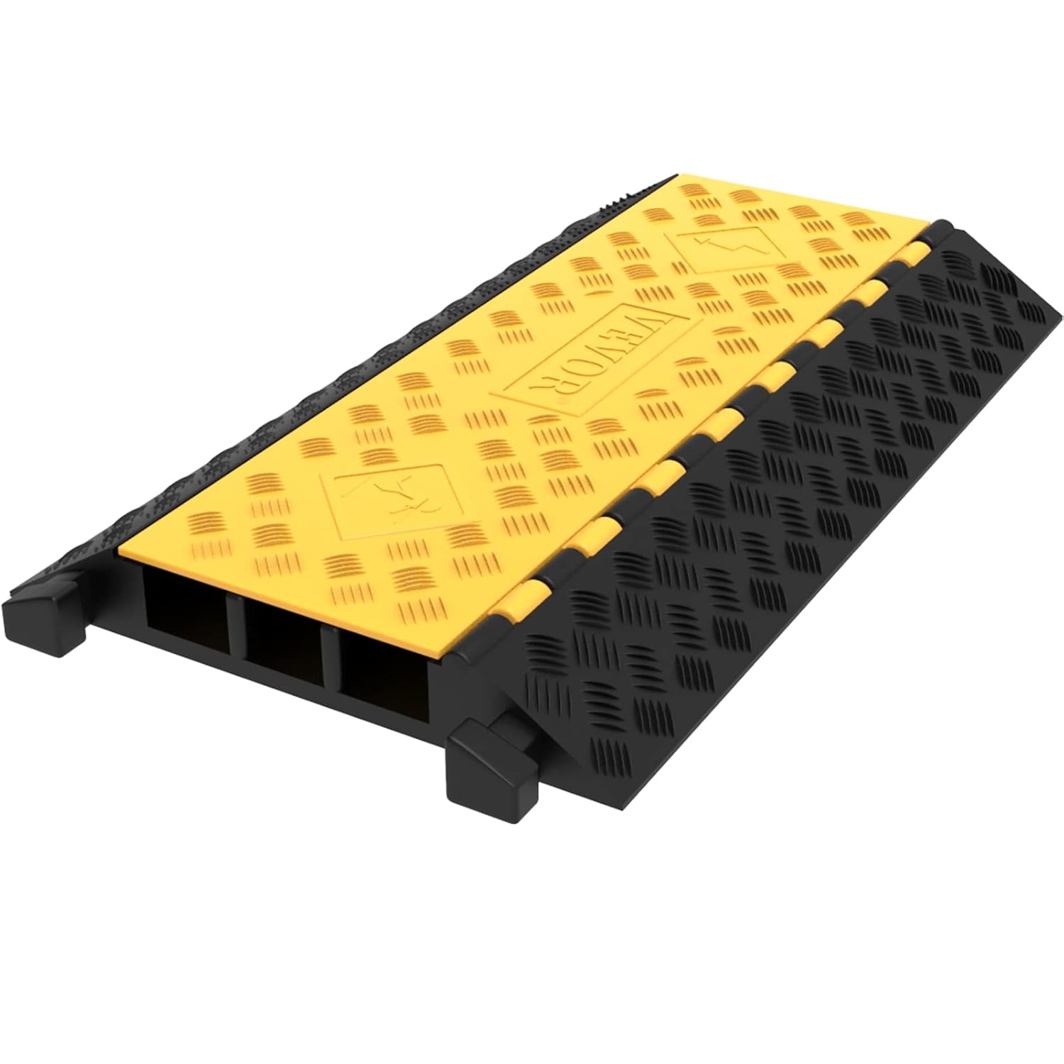 Amazon.com: VEVOR 3-Channel Rubber Cable Protector Ramps Heavy Duty ...