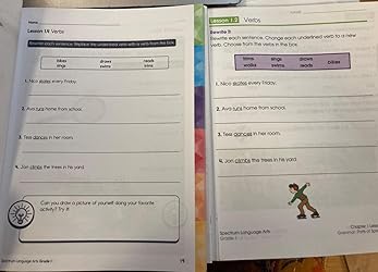 Spectrum Language Arts 1st Grade Workbooks, First Grade Workbook ...