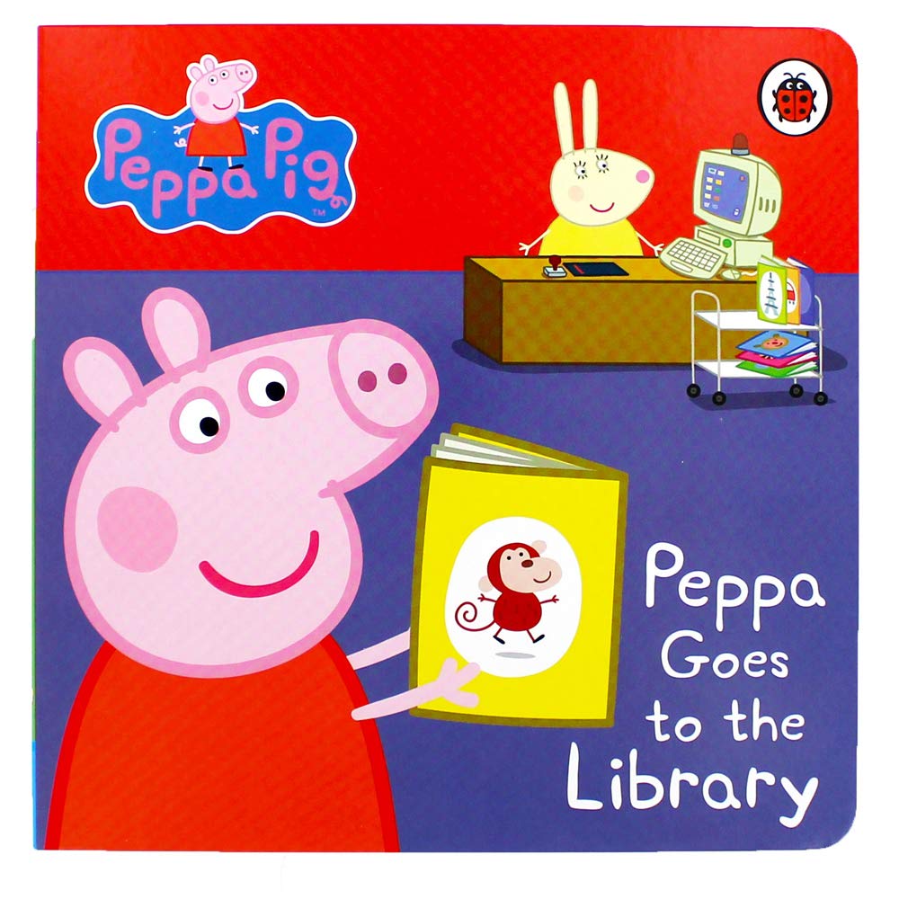 Peppa Pig: Peppa Goes to the Library: My First Storybook : Amazon.in: Books