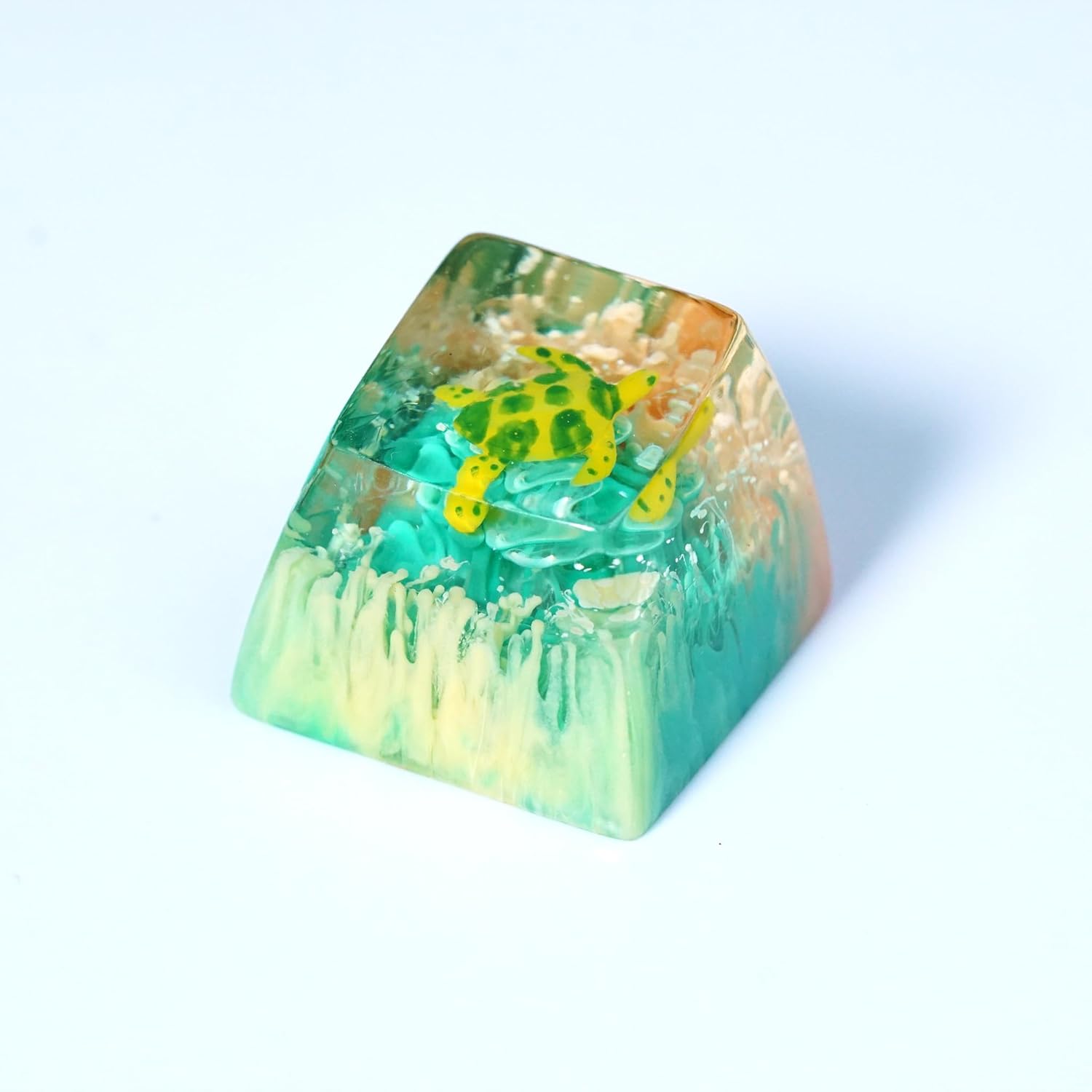 Amazon.com: Sea Turtle Keycap Yellow and Turqoise Ocean Coral Reef ...