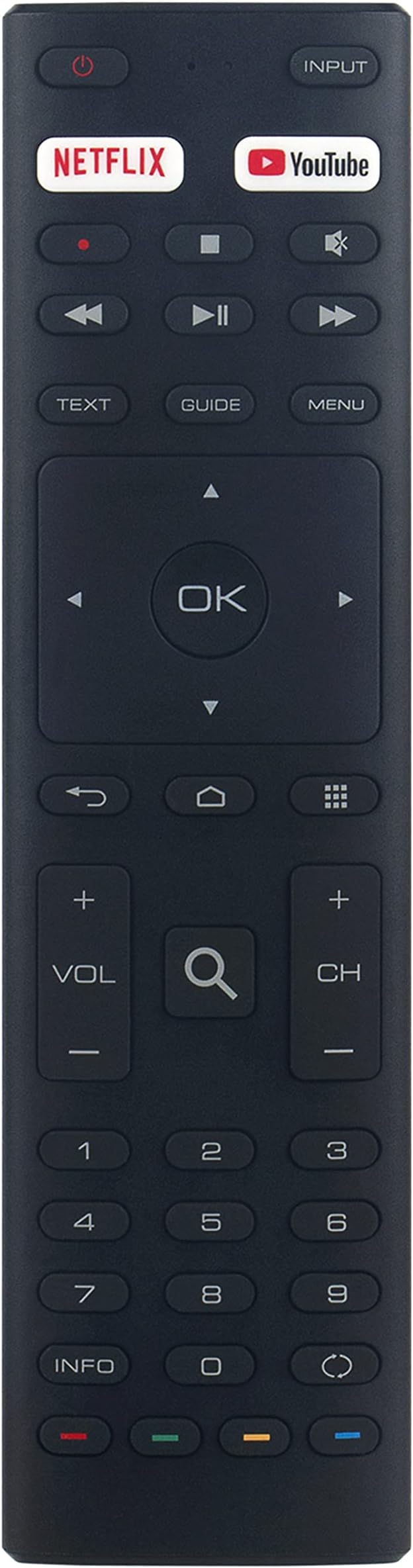 Amazon.com: RM-C3329 Replaced Remote fit for Konka 4K UHD Android Smart ...