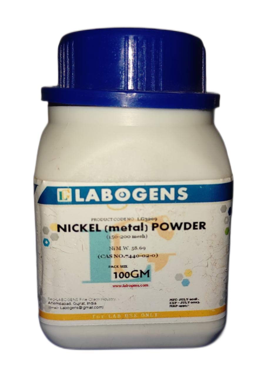 LABOGENS NICKEL METAL POWDER -100GM, Assay : Min. 99.8%, Ni, M.W. 58.69 ...