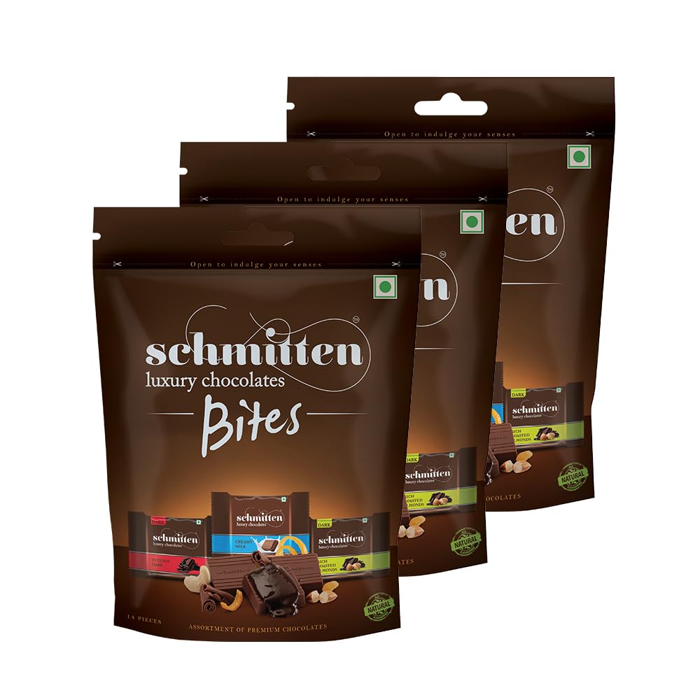 Schmitten Home Bites Assorted Dark and Milk Chocolates Minis - Pack of ...