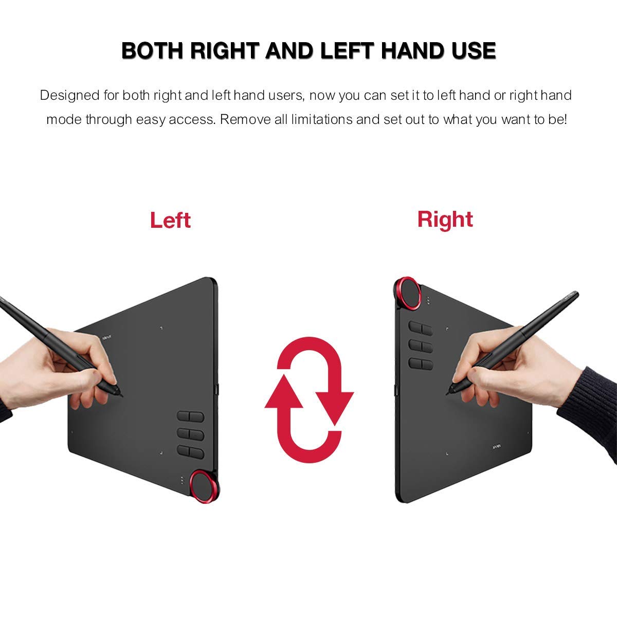 XP-PEN Deco 03 Graphics Drawing Tablet, Wireless Digital Tablet with 6 ...