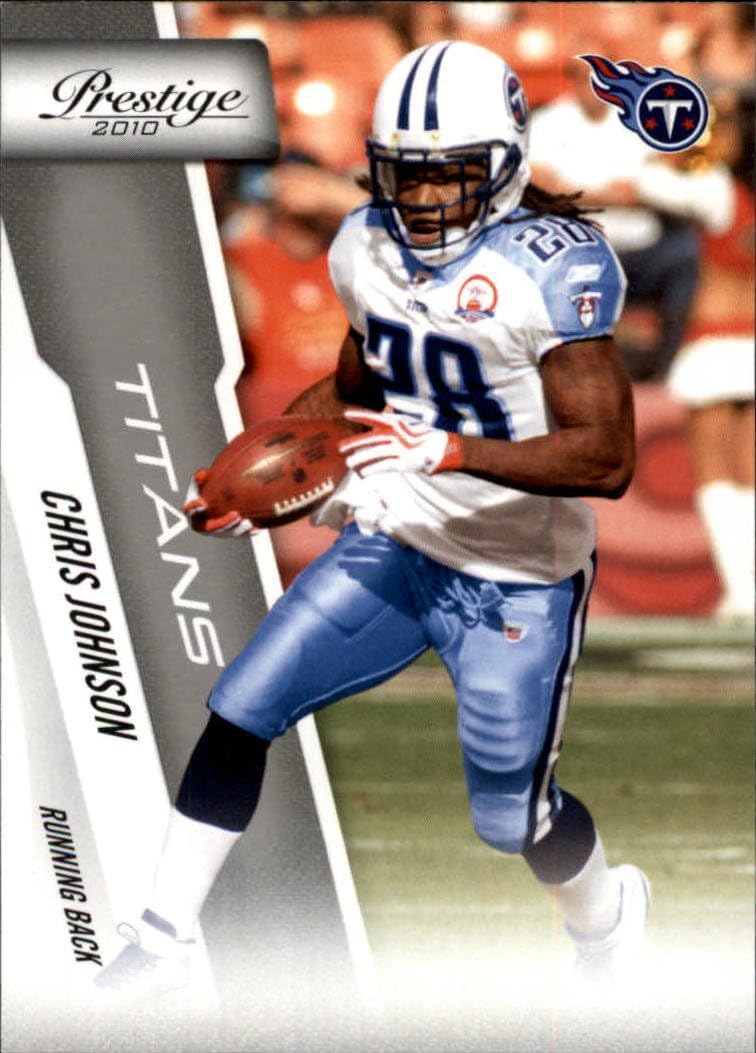 Amazon.com: 2010 Prestige #192 Chris Johnson NFL Football Trading Card ...