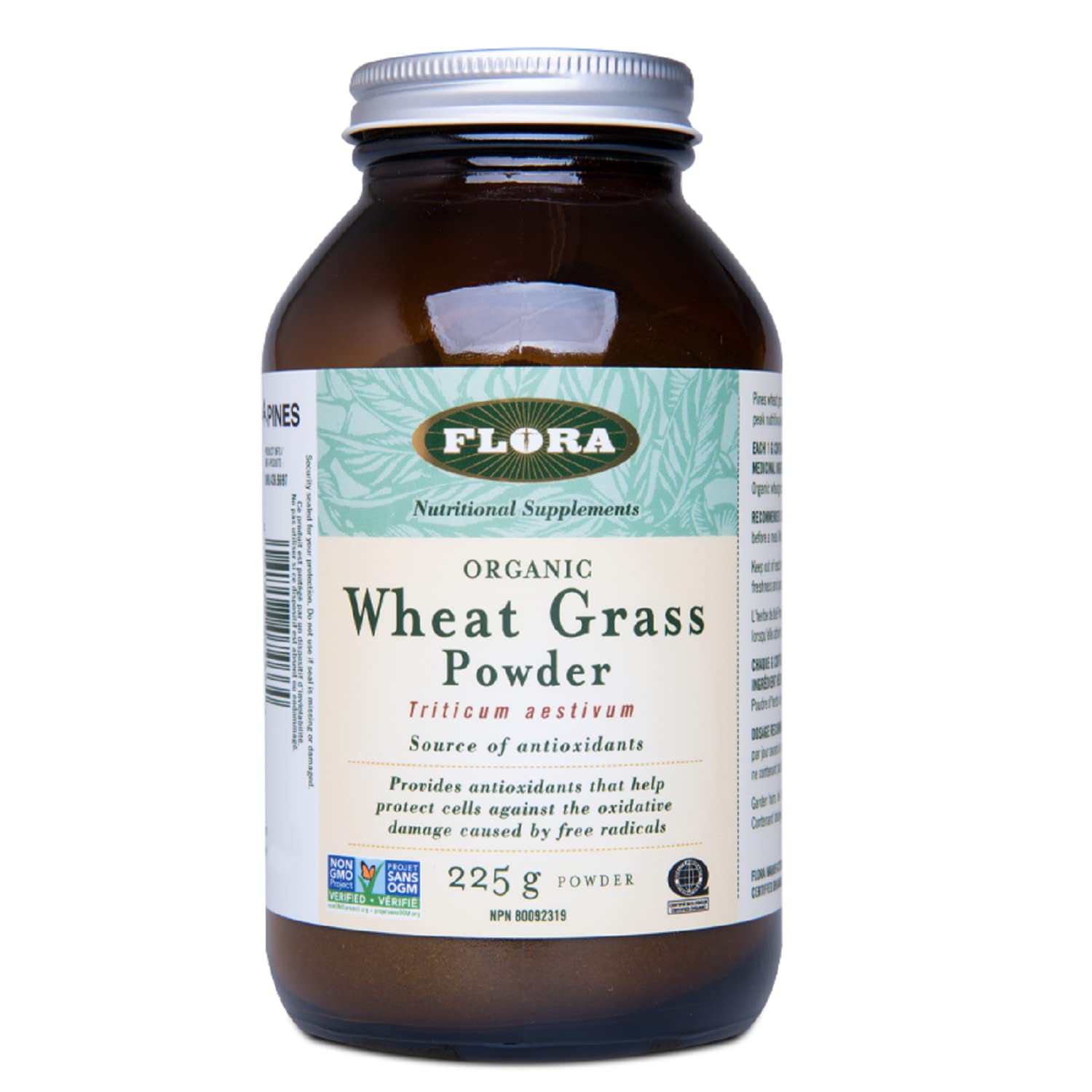 Flora Health Pines Brand Wheat Grass Powder, Certified Organic, Low ...