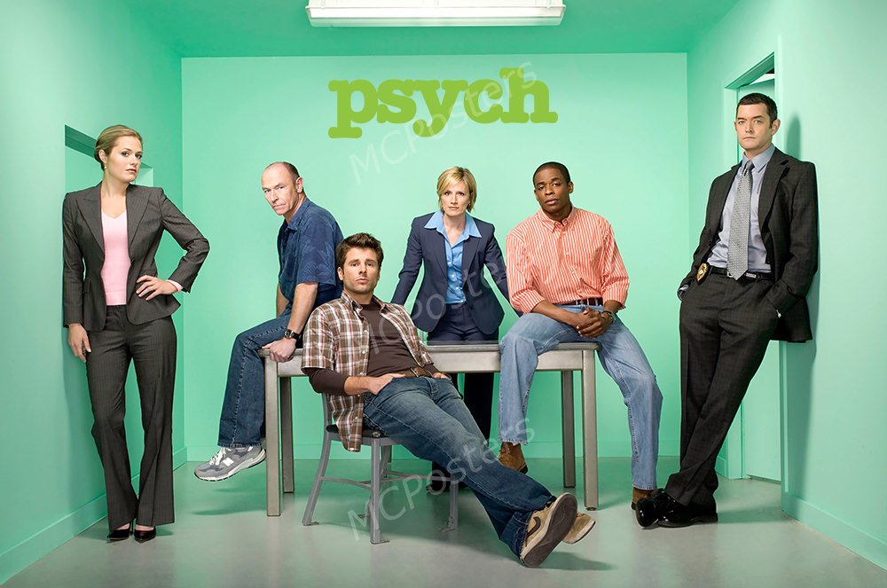 Amazon.com: MCPosters Psych TV Show Series Poster GLOSSY FINISH ...