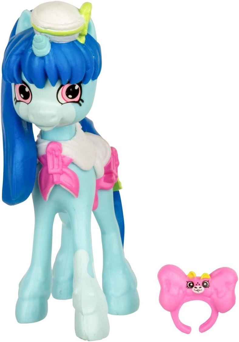 Amazon.com: Shopkins Happy Places Rainbow Beach Lil' Pony-Popsicorn ...