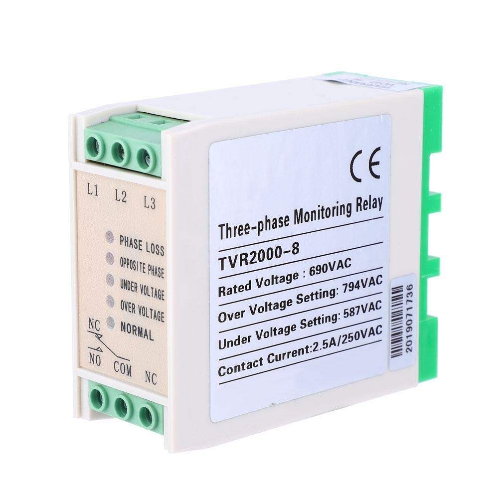 Buy 690VAC Three-Phase Power Relay, 5A Voltage Monitoring Relay ...