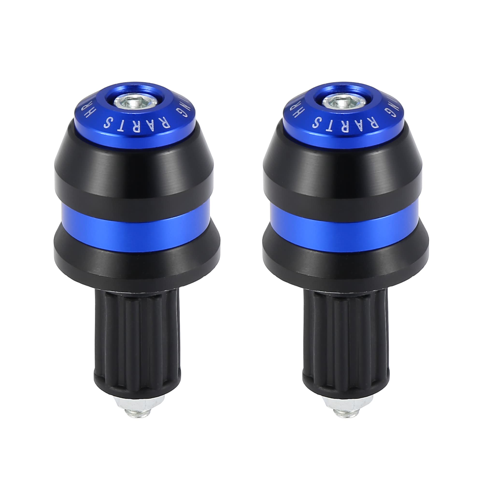 Motorcycle Bar Ends 2-Pack CNC Aluminum Handlebar End Caps - 18mm ...