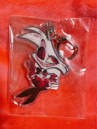 Amazon.co.jp: Hasbin Hotel Angel Dust Acrylic Key Chain : Toys & Games