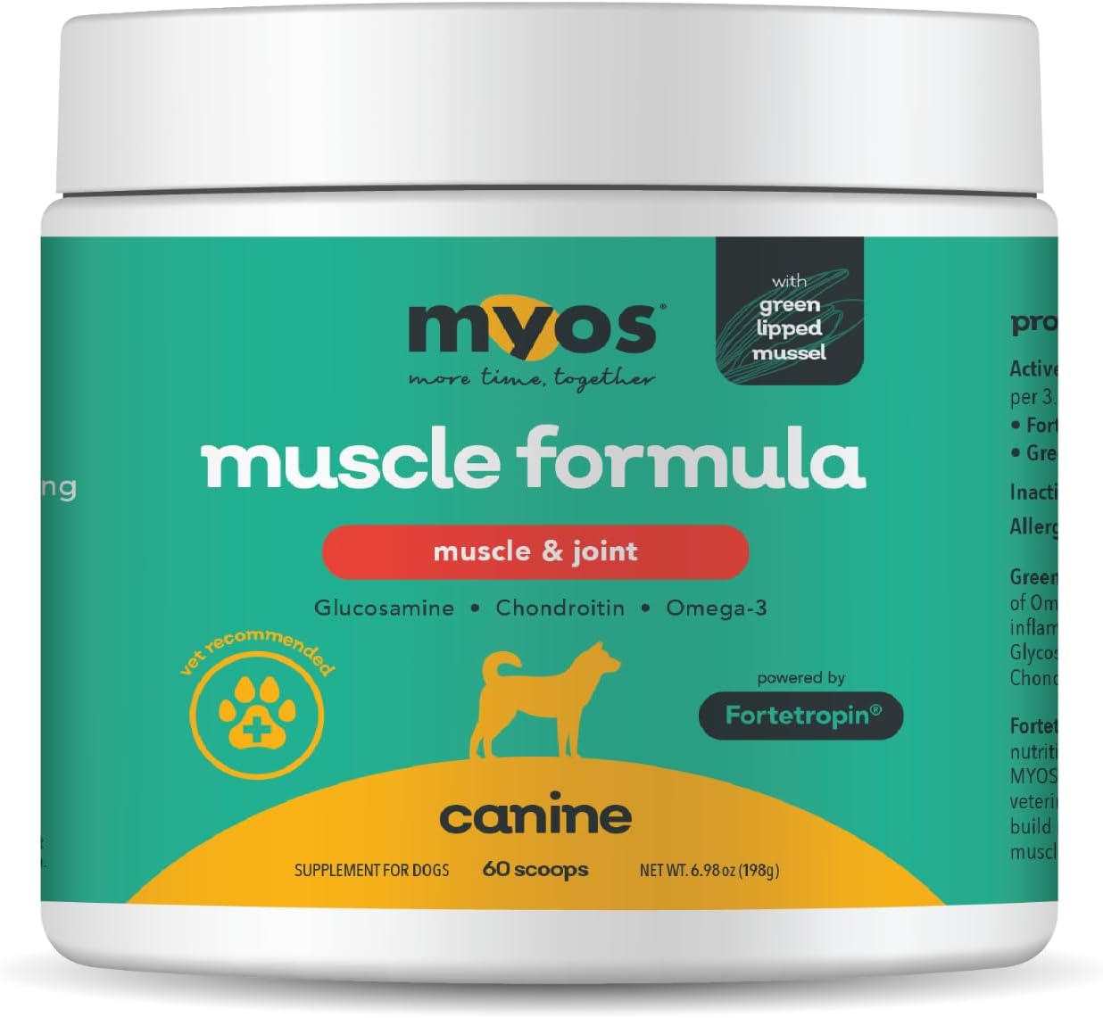 Amazon.com : Muscle Bully Protein Supplement for Dogs - Supports Muscle ...