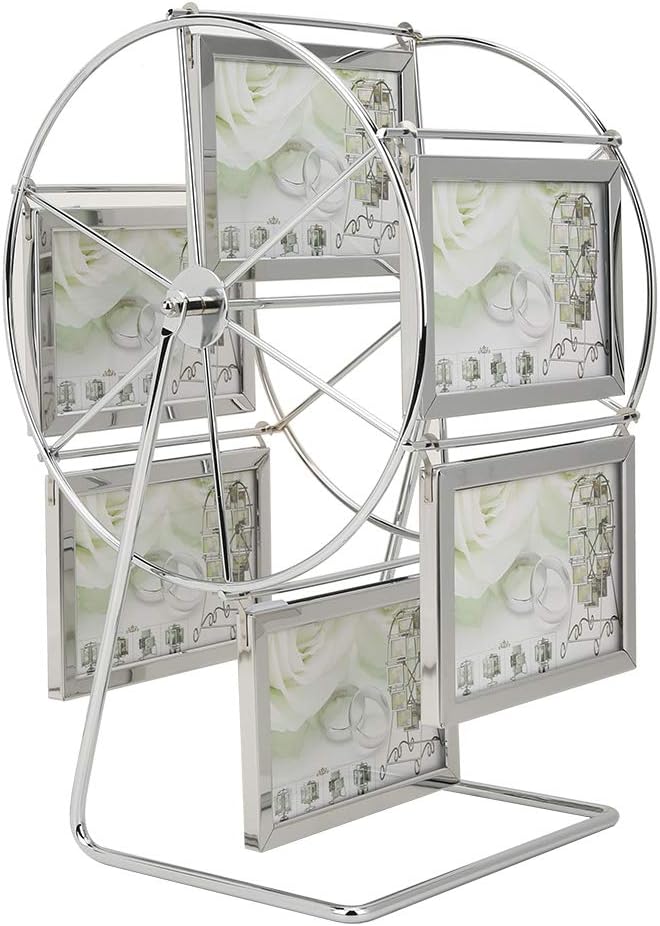 Amazon.com - Rotating Ferris Wheel Picture Frame, Metal Picture Photo ...
