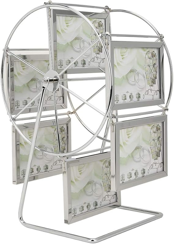 Amazon.com - Rotating Ferris Wheel Picture Frame, Metal Picture Photo ...