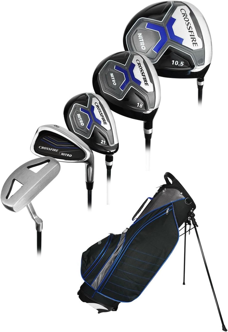 Amazon.com : Nitro Golf- Crossfire 17 Piece Complete Set With Bag ...