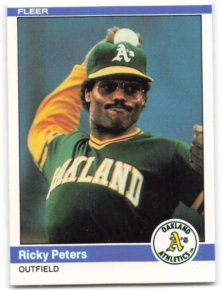 Amazon.com: 1984 Fleer #458 Ricky Peters : Collectibles & Fine Art