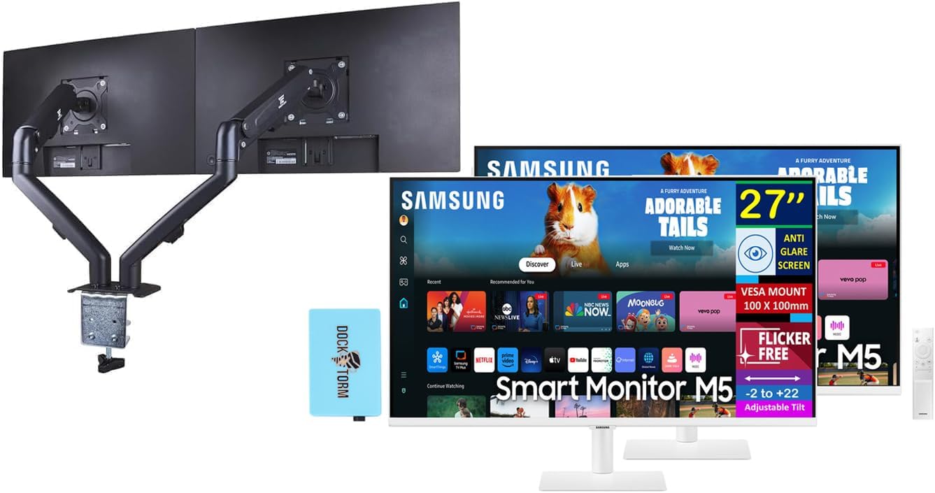 Amazon.com: Samsung M5 M50D 27" FHD VA Smart Monitor with 4ms Response ...