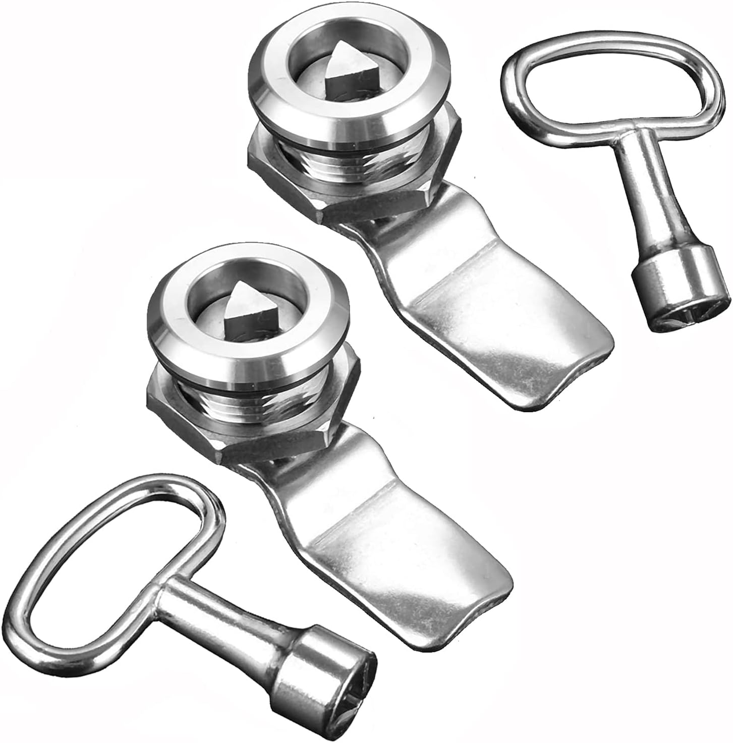 Excefore Electric Meter Box Latch -Gas Meter Box Lock with Triangle Key ...