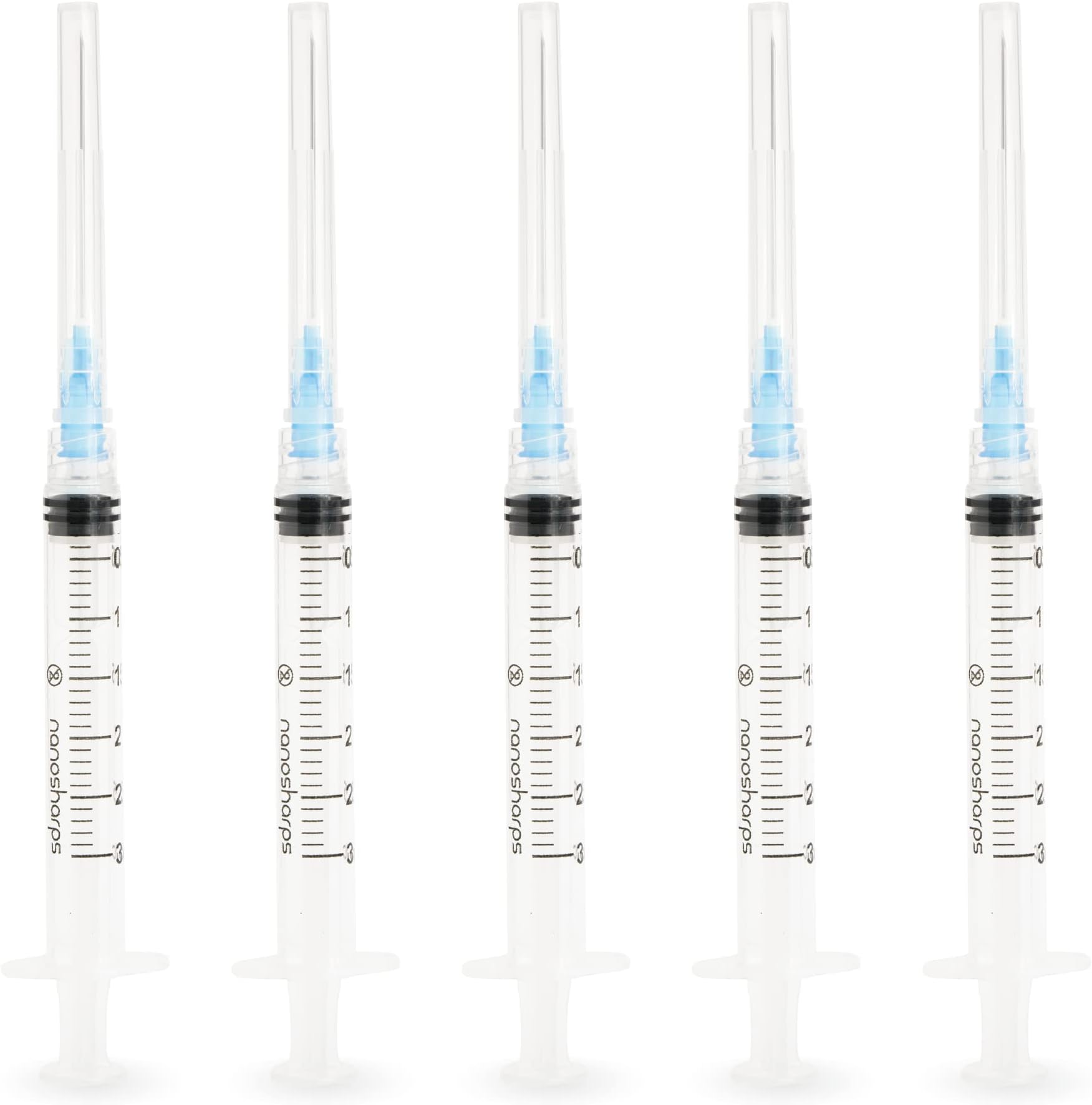 Amazon.com: Arrebol 50Pack-3ml syringe with 1.5inch 25Ga luer lock ...