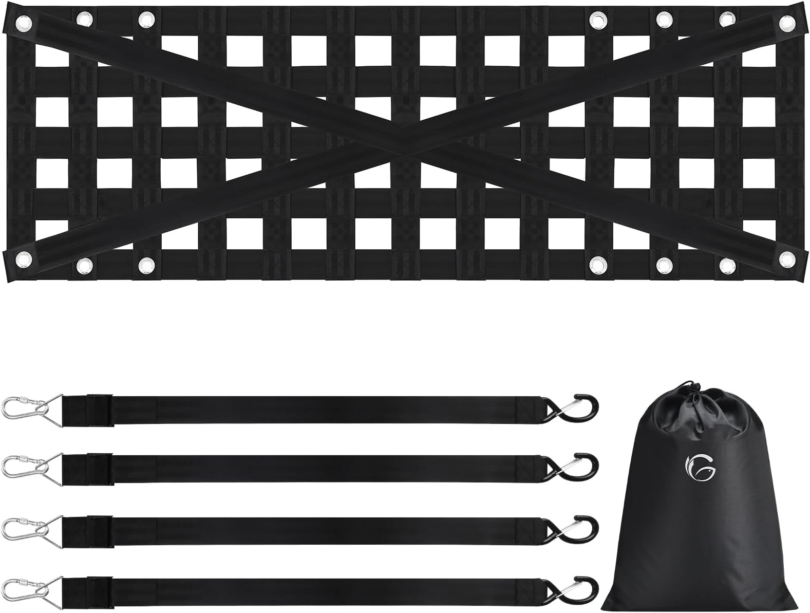 Amazon.com: GADFISH Heavy Duty Tailgate Net for Truck Bed, Cargo Net ...