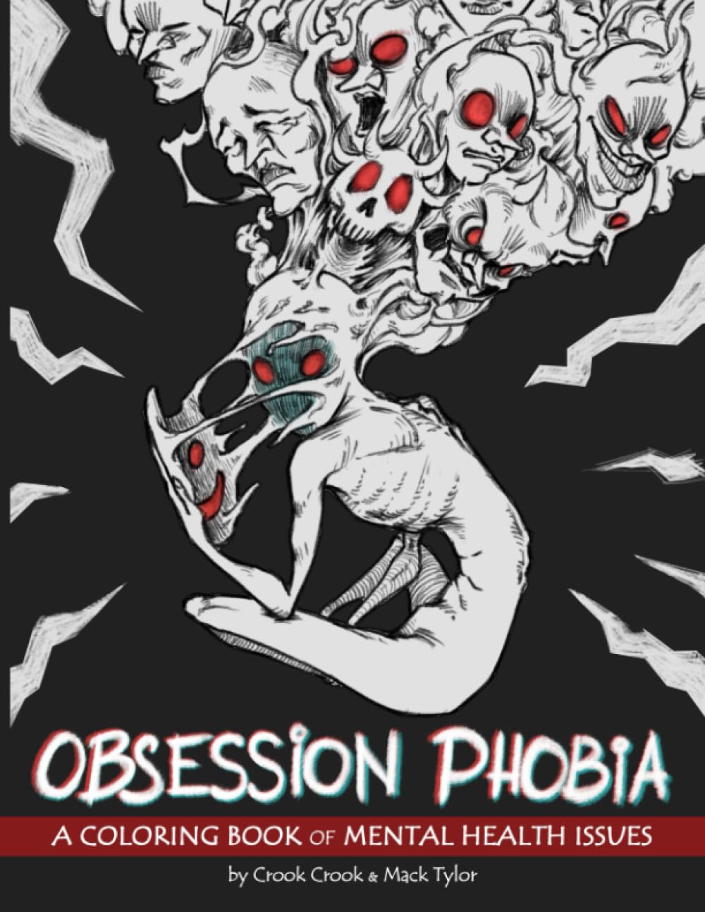 Obsession Phobia: Haunting Coloring Book of Mental Issues, Obsessions ...