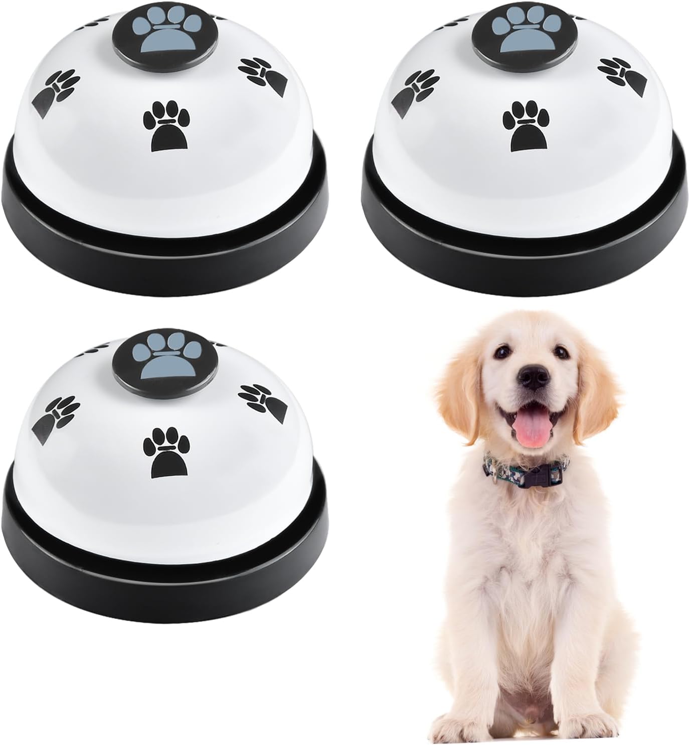 Amazon.com : Lcckyeng 3 Pack Dog Doorbells, Pet Training Bells for ...