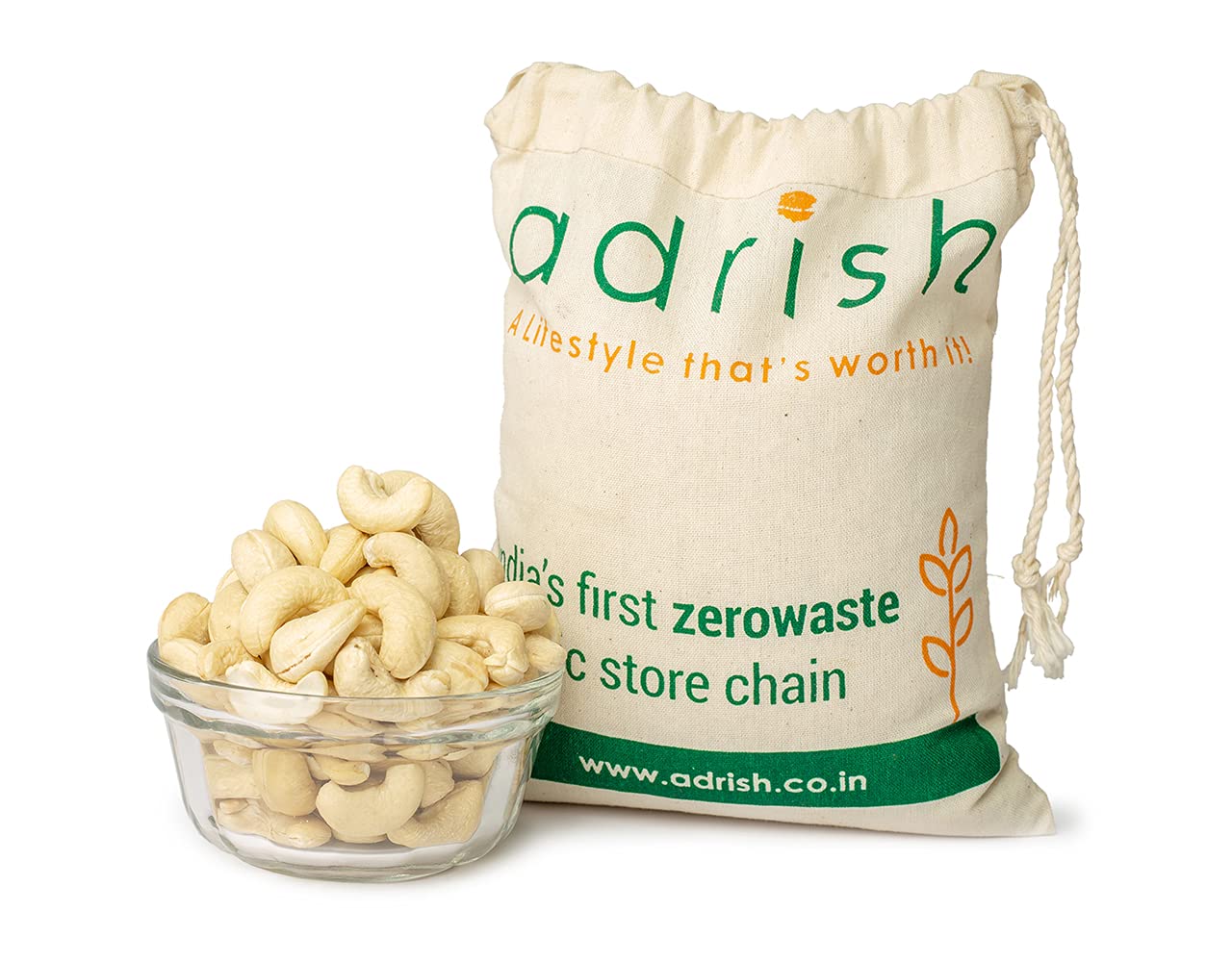Adrish Zerowaste Organic Cashewnuts - 1kg : Amazon.in: Grocery & Gourmet Foods