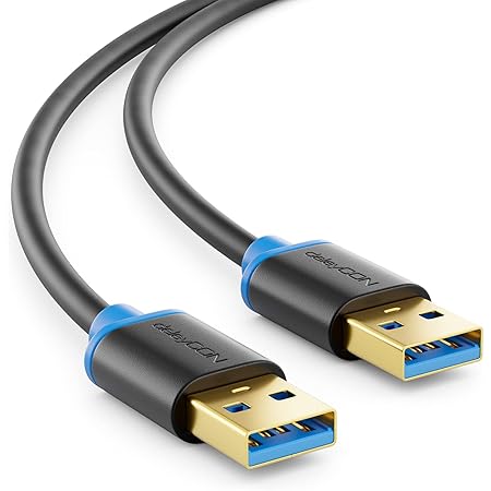 Cable Matters Cable PC a PC 2m (Cable Transferencia USB para PC, Cable ...