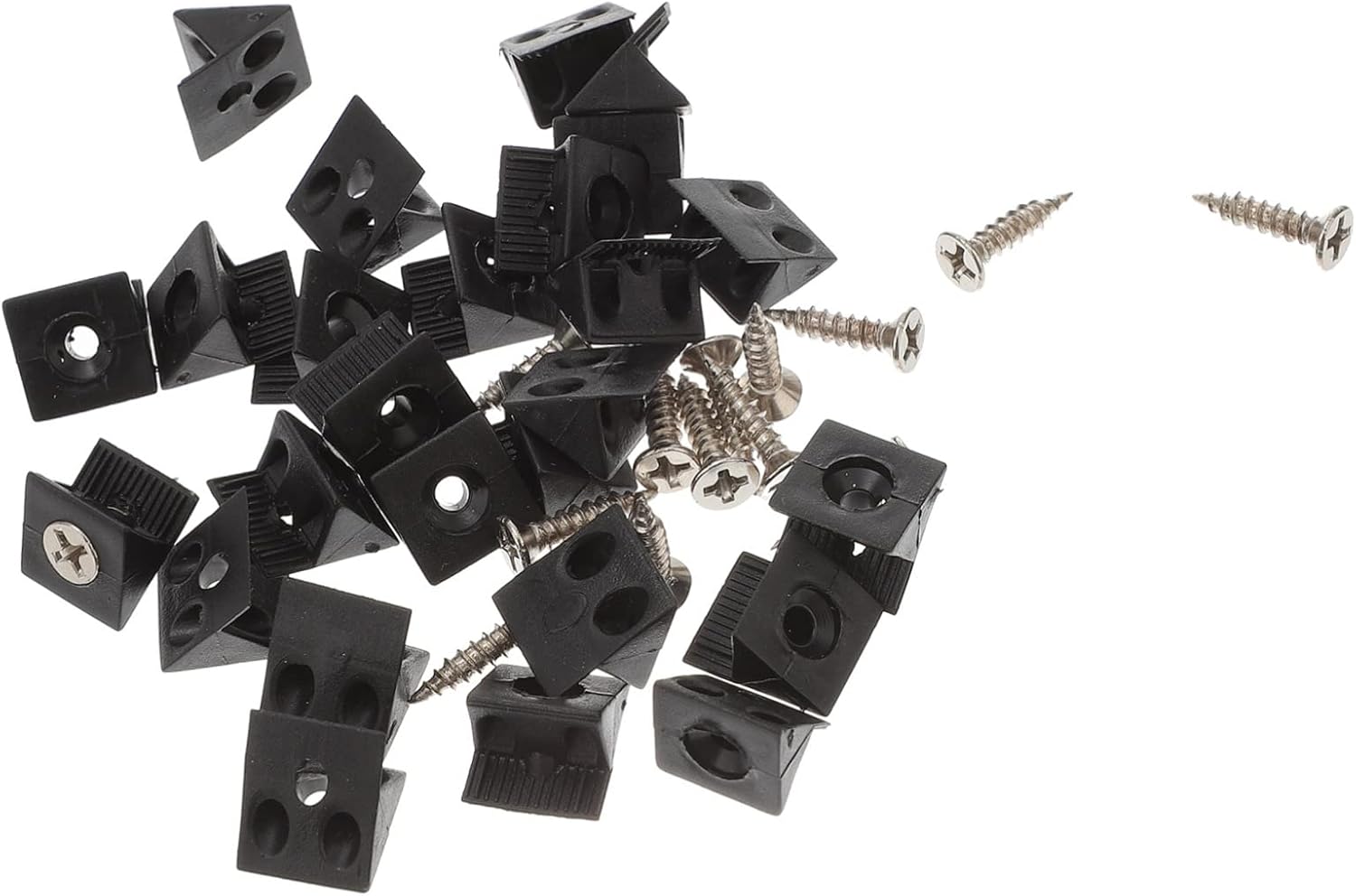 Amazon.com: 100pcs Back Panel Buckle Mending Wedges Plastic Corner ...