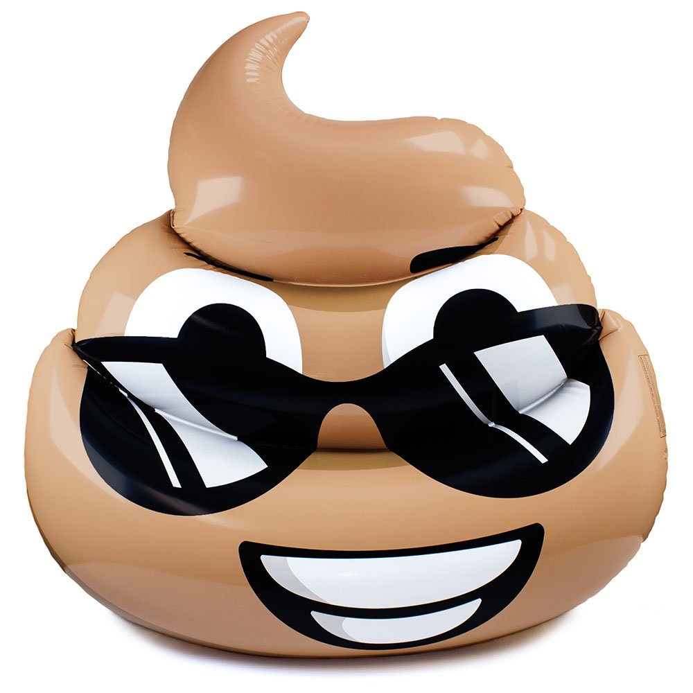 Dreamy Deuce Poop Emoji Pool Float 5 5 Foot Jumbo | Desertcart South Africa