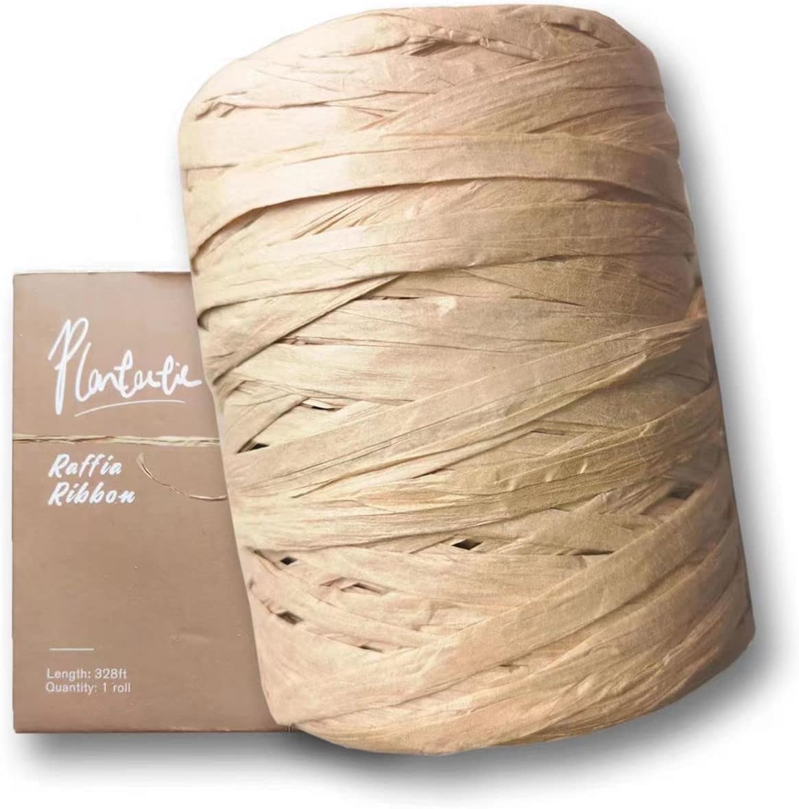 Amazon.com: Raffia Ribbon Gift Wrapping 4 Rolls Raffia Ribbon String ...