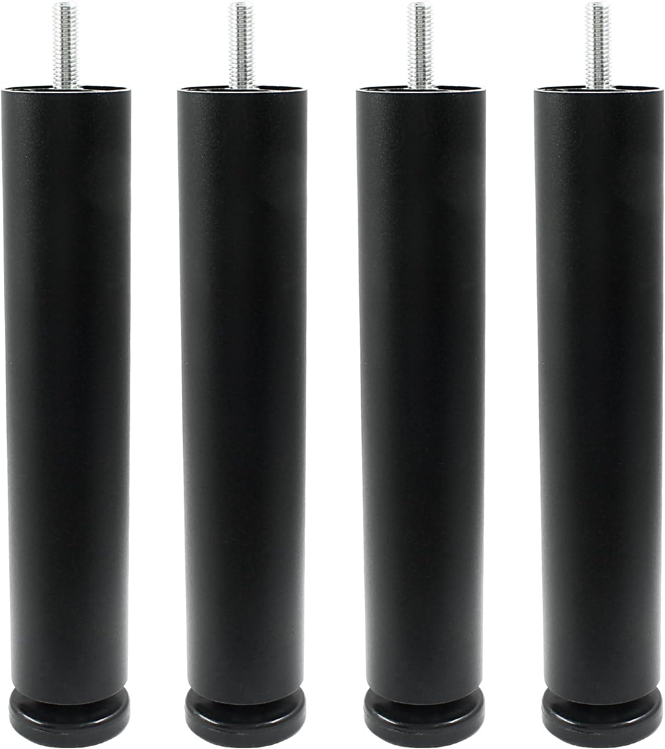 Amazon.com: Bonsicoky 8 Inch Black Furniture Legs Set of 4, Aluminum ...
