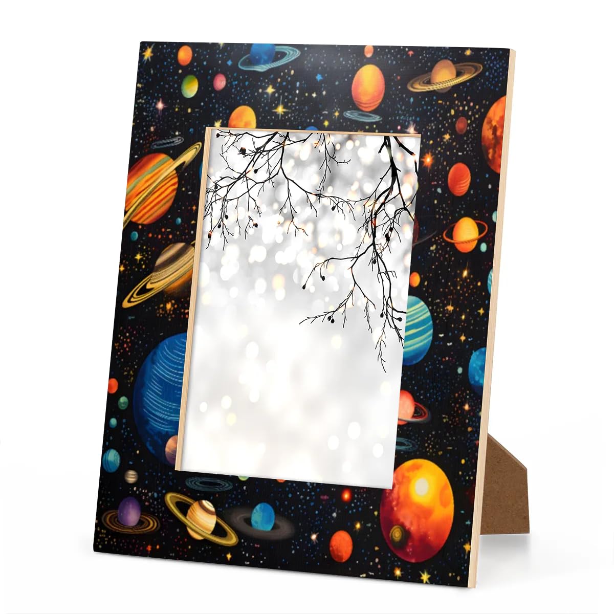Amazon.com - Outer Space Theme 5x7 Picture Frame for Table Top Display ...