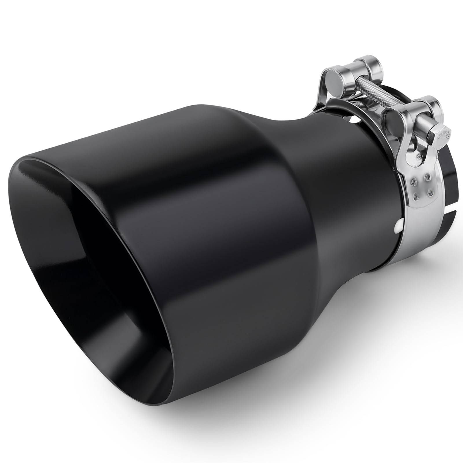 Amazon.com: Atokrtact Exhaust Tip 2.5 Inlet to 4 Inch Outlet 7"Length ...