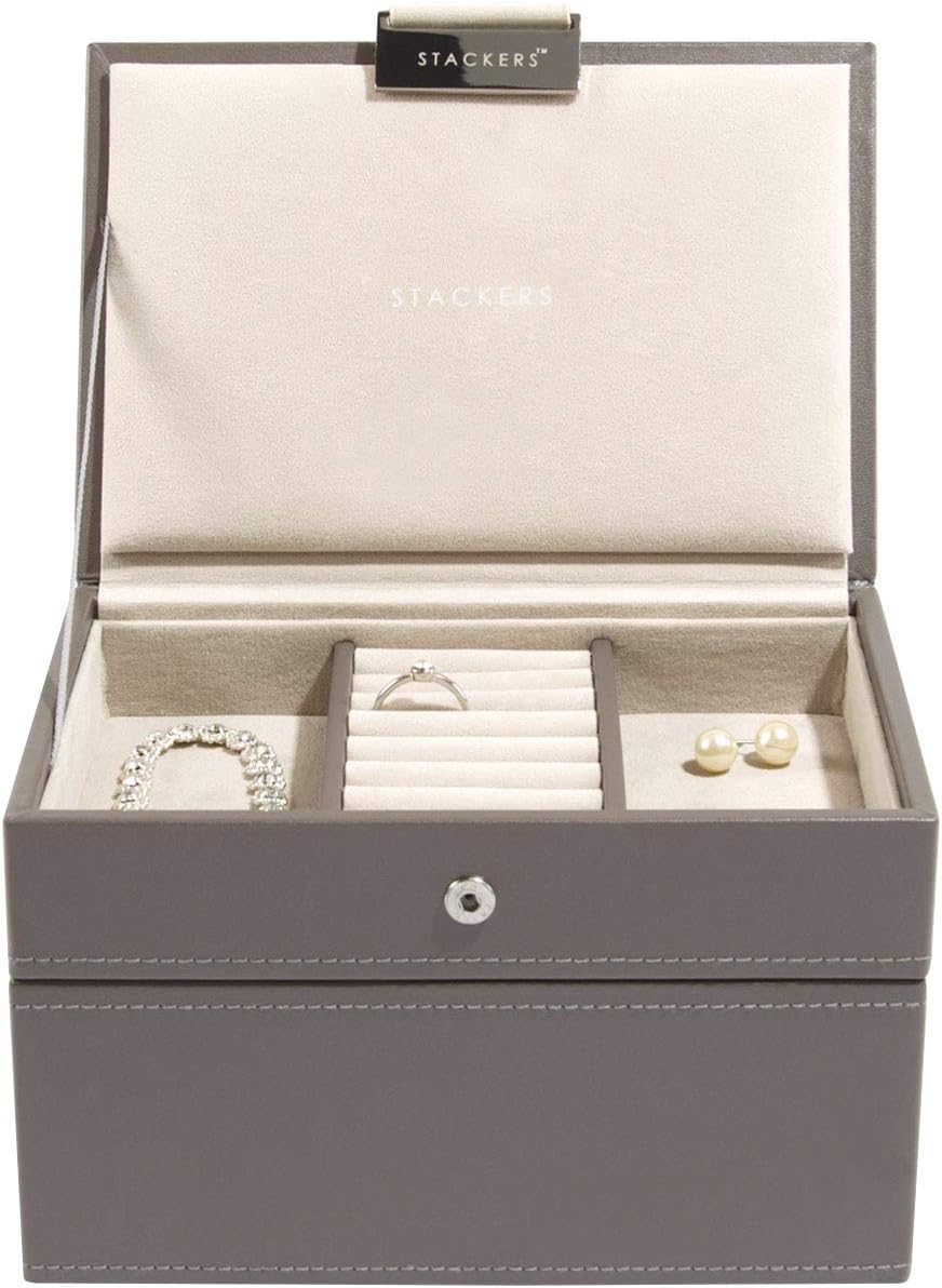 Stackers Mink Mini Jewellery Box - Set of 2 : Amazon.co.uk: Jewellery