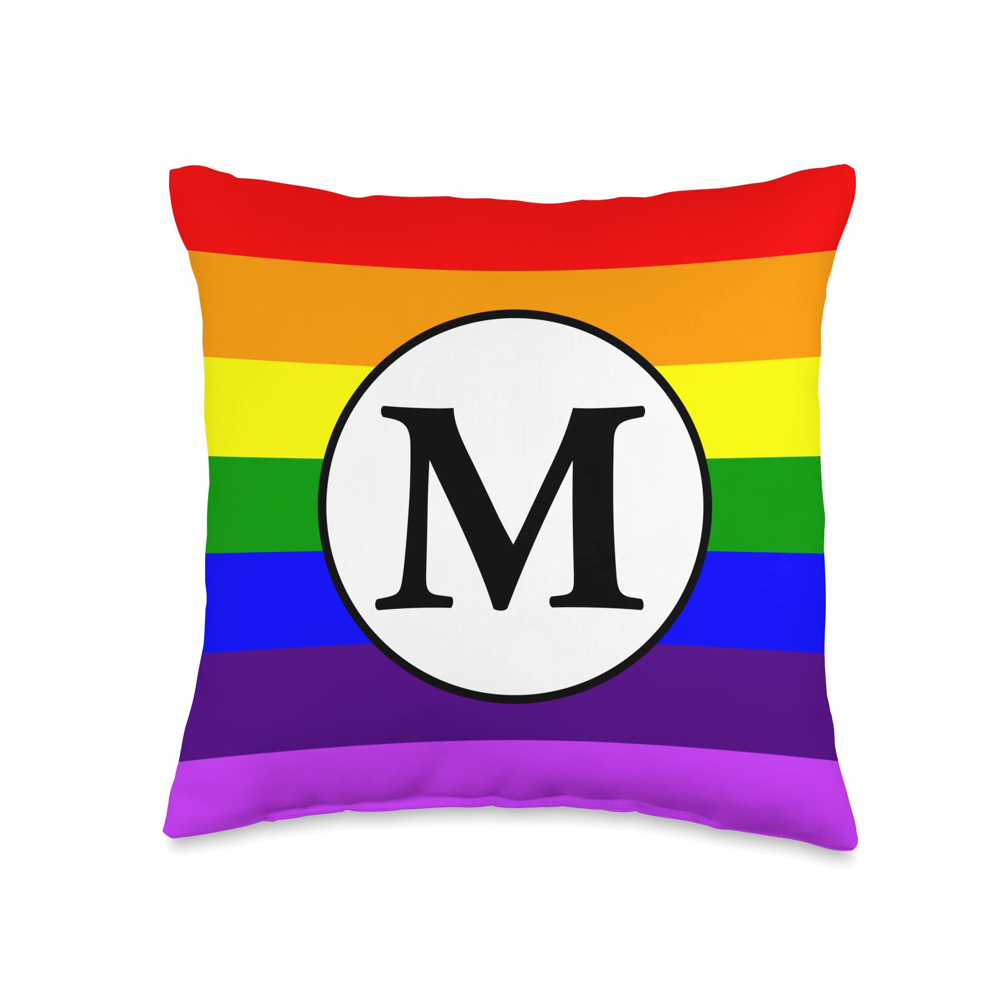 The Letter M In Rainbow