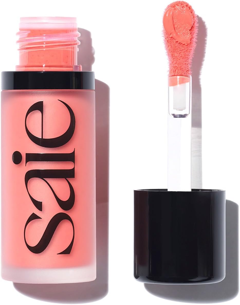 Amazon.com : Saie Dew Blush - Lightweight Liquid Blush with a Blendable + Buildable Cream Finish ...