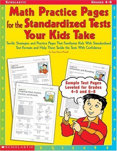 Math Practice Pages for the Standardized Tests Your Kids Take: Terrific ...