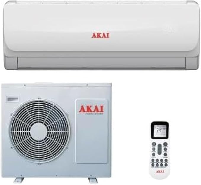 AKAI 1.5 Ton Split Air Conditioner,18000 BTU, Rotary Compressor, Auto ...