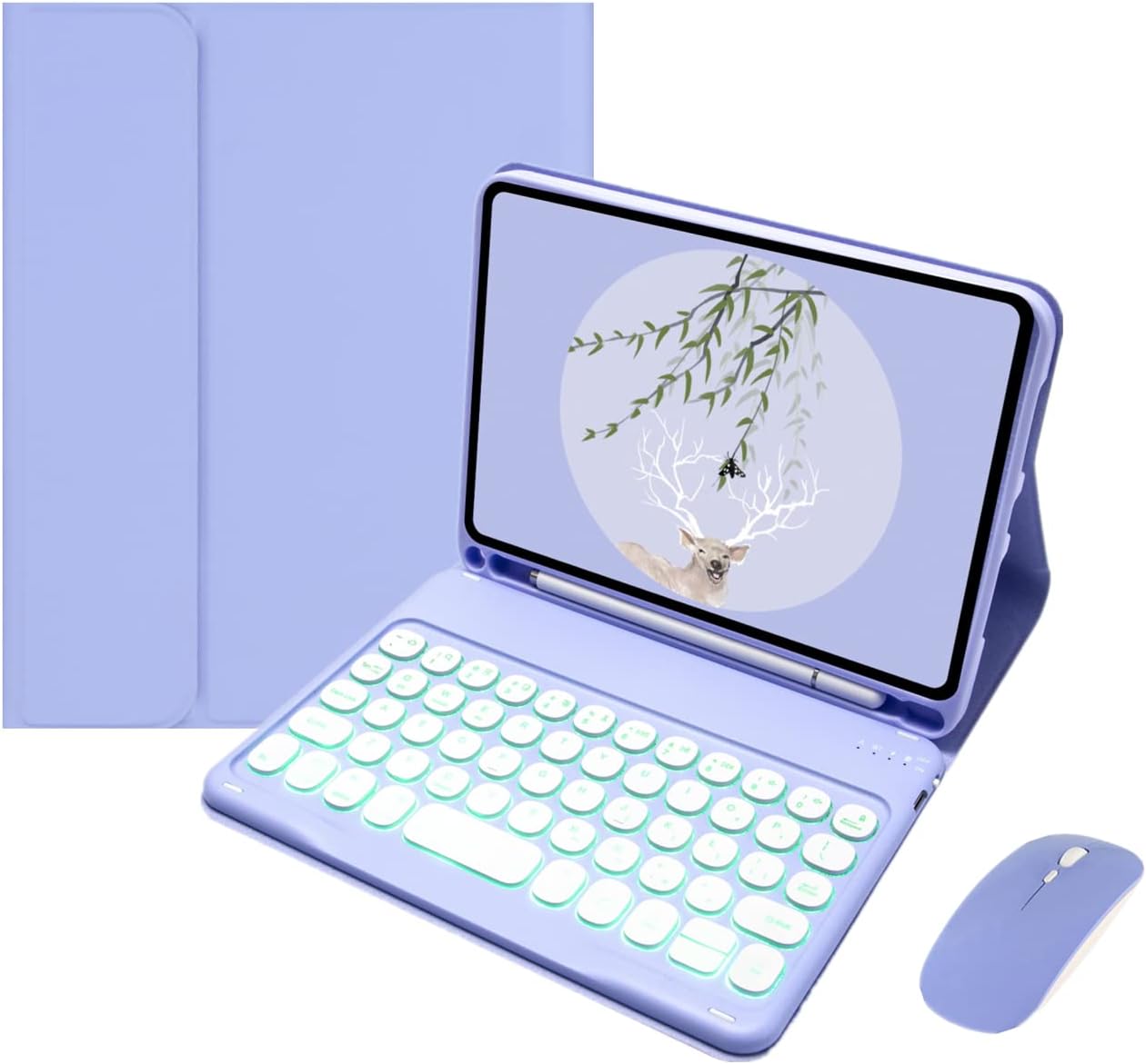 Amazon.com: SENLAN iPad mini6 2021 6th Generation 8.3 inch Keyboard ...