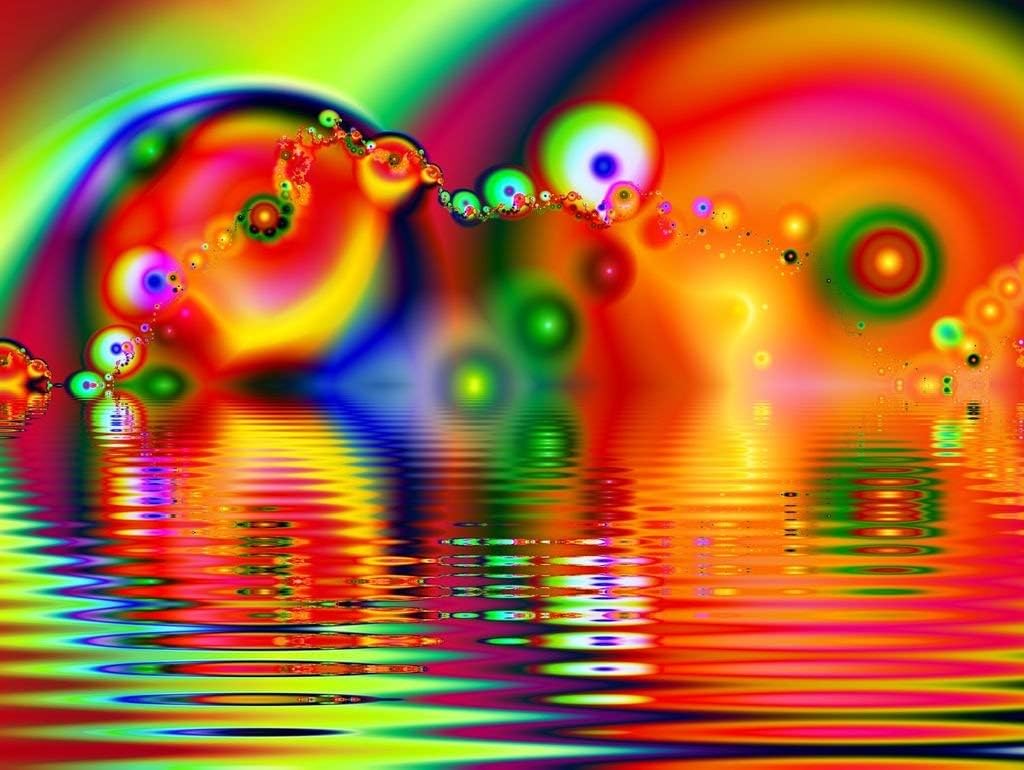 Lais Jigsaw Puzzle Impossible, very difficult, psychedelic colours ...