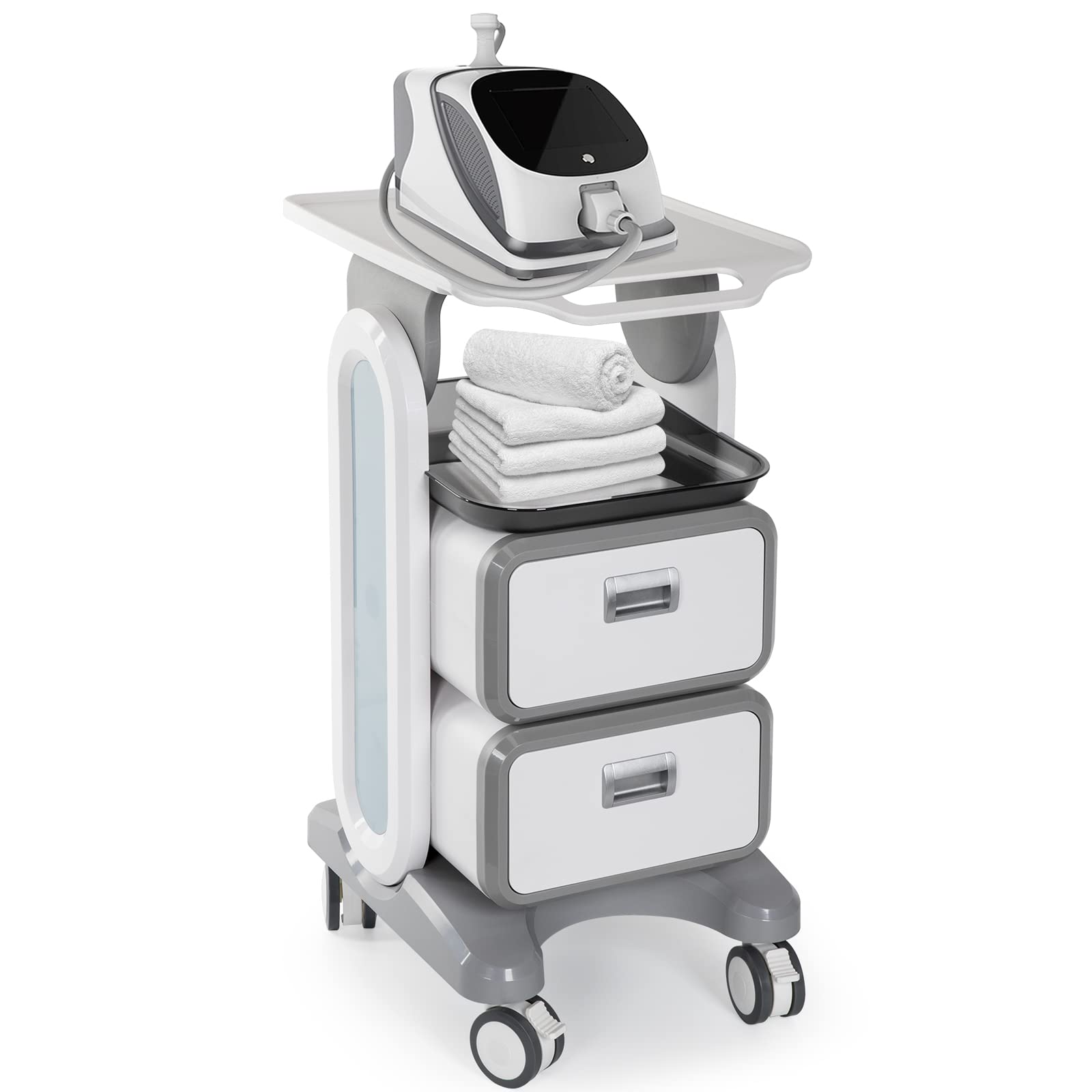 Buy Mobile Medical Trolley Cart 130 Lbs Load Portable Professional Cart ...