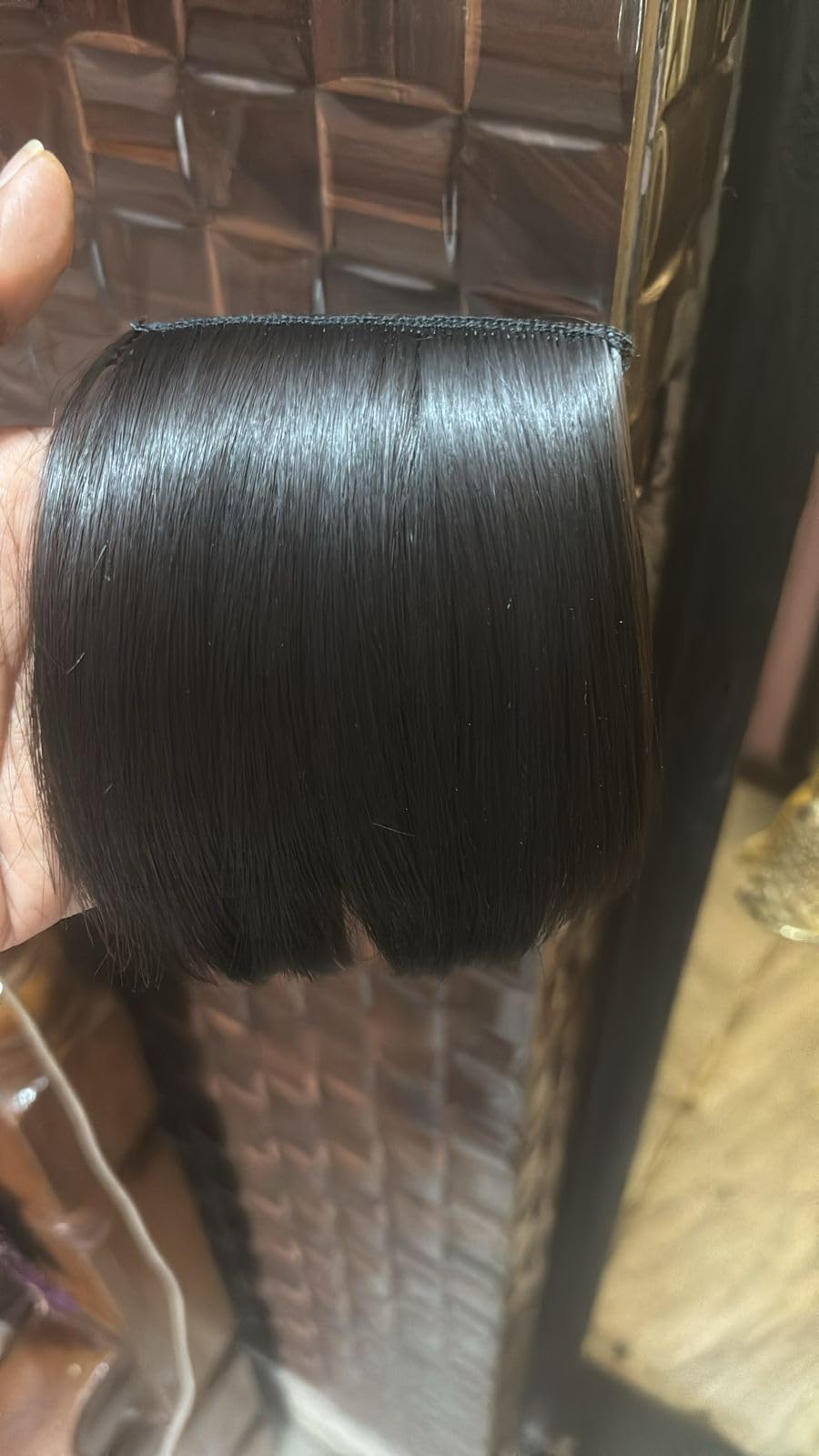 HAIR WALA™ 2 PCS Invisible Hair Topper Seamless 2 Clip in Extension ...