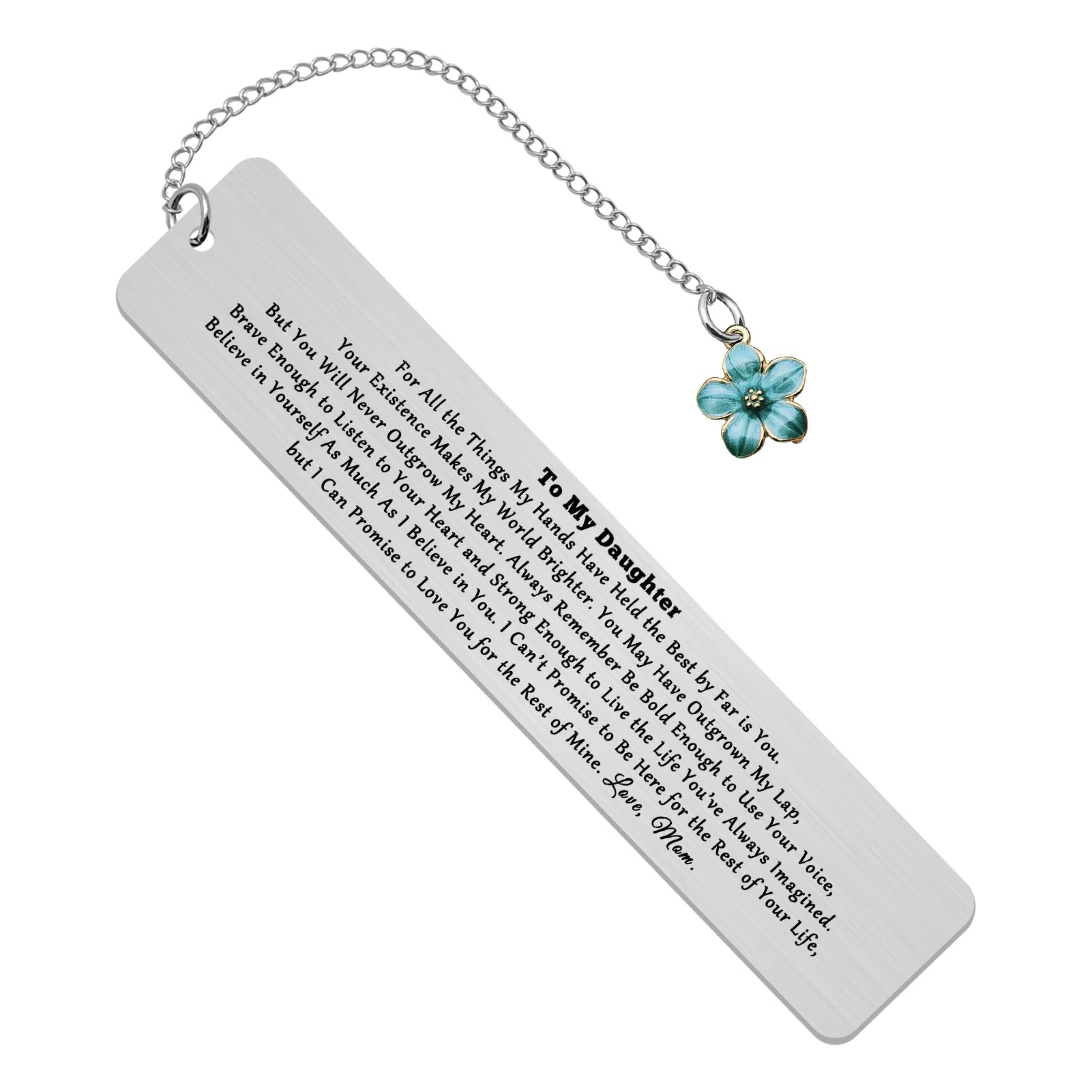 Amazon.com: Daughter Gifts from Mom to My Daughter Bookmark Christmas ...