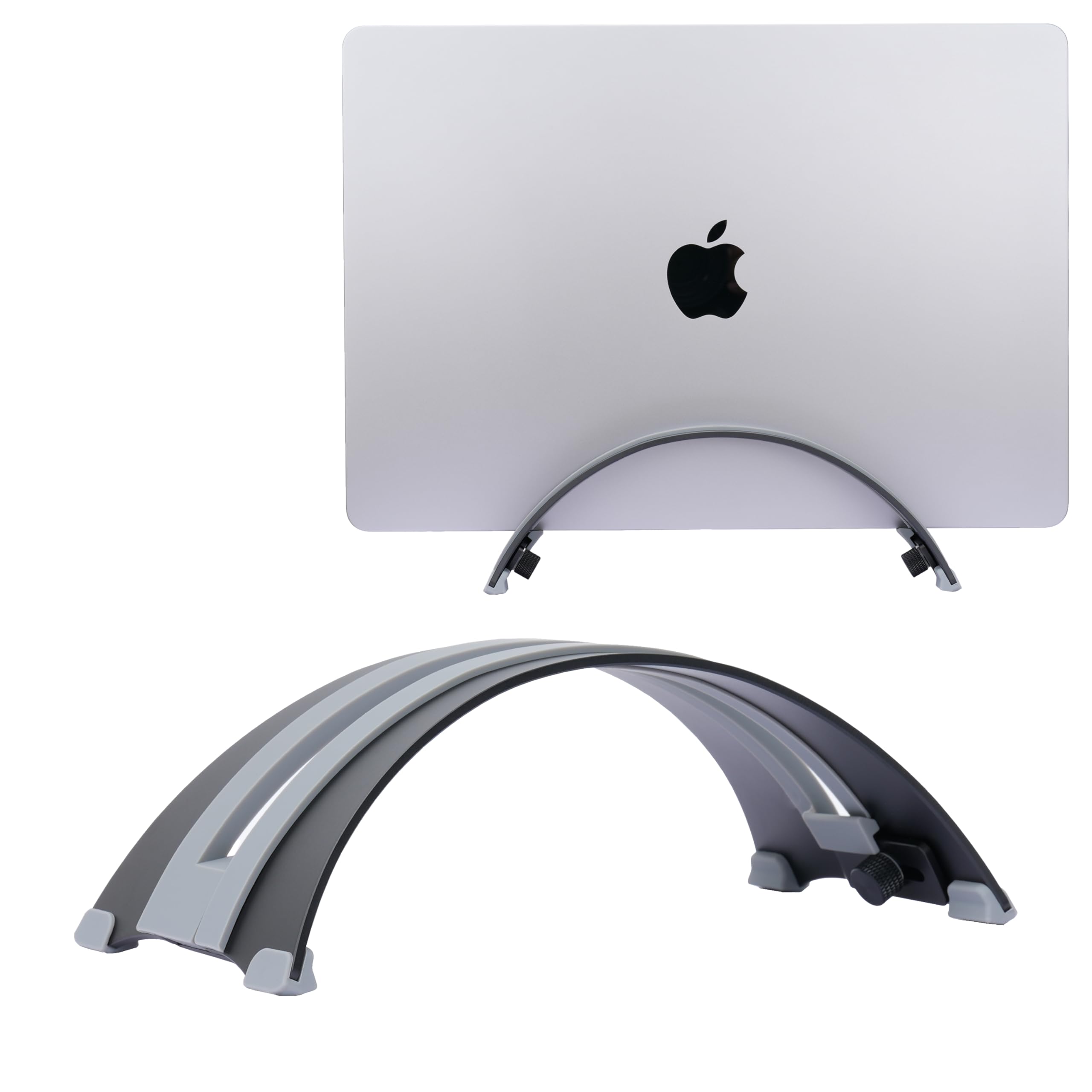 Amazon.com: Psitek Adjustable Vertical Laptop Stand - 6061 Aluminum ...