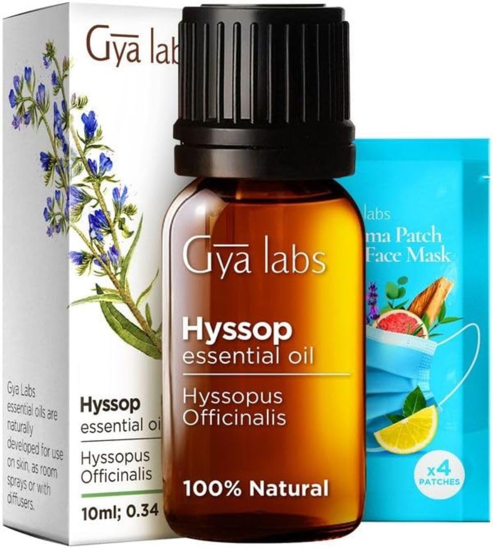 Amazon.com: Gya Labs Hyssop Essential Oil Diffuser - Hyssop Essential ...