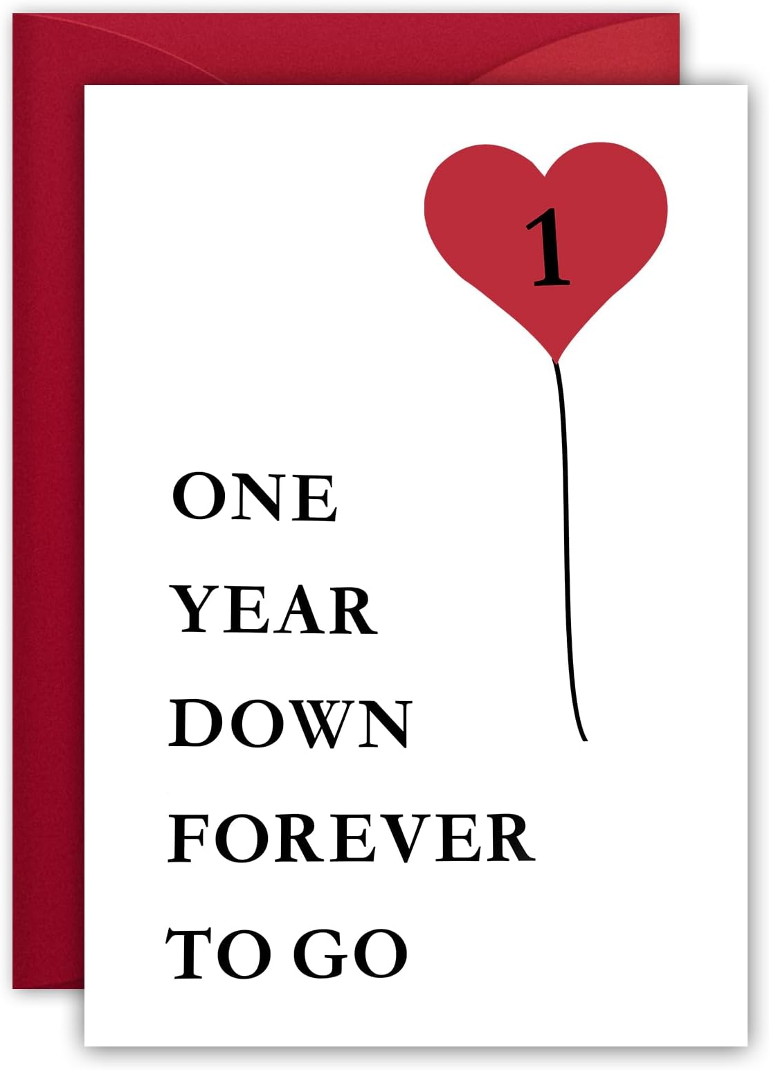 Amazon.com : 1 Year Anniversary Wedding Gifts for Him & Her, First ...