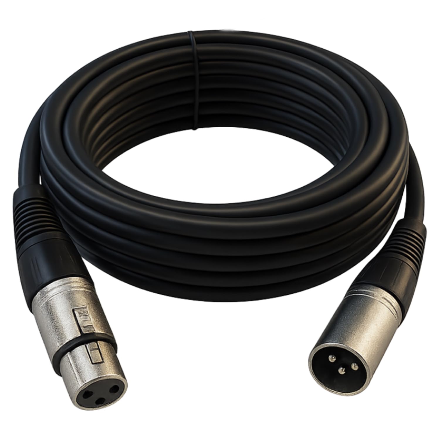 Dmx Cable Augioth XLR Pro Mic Cable 10 Ft 2-Pack Male To Female 3-Pin ...