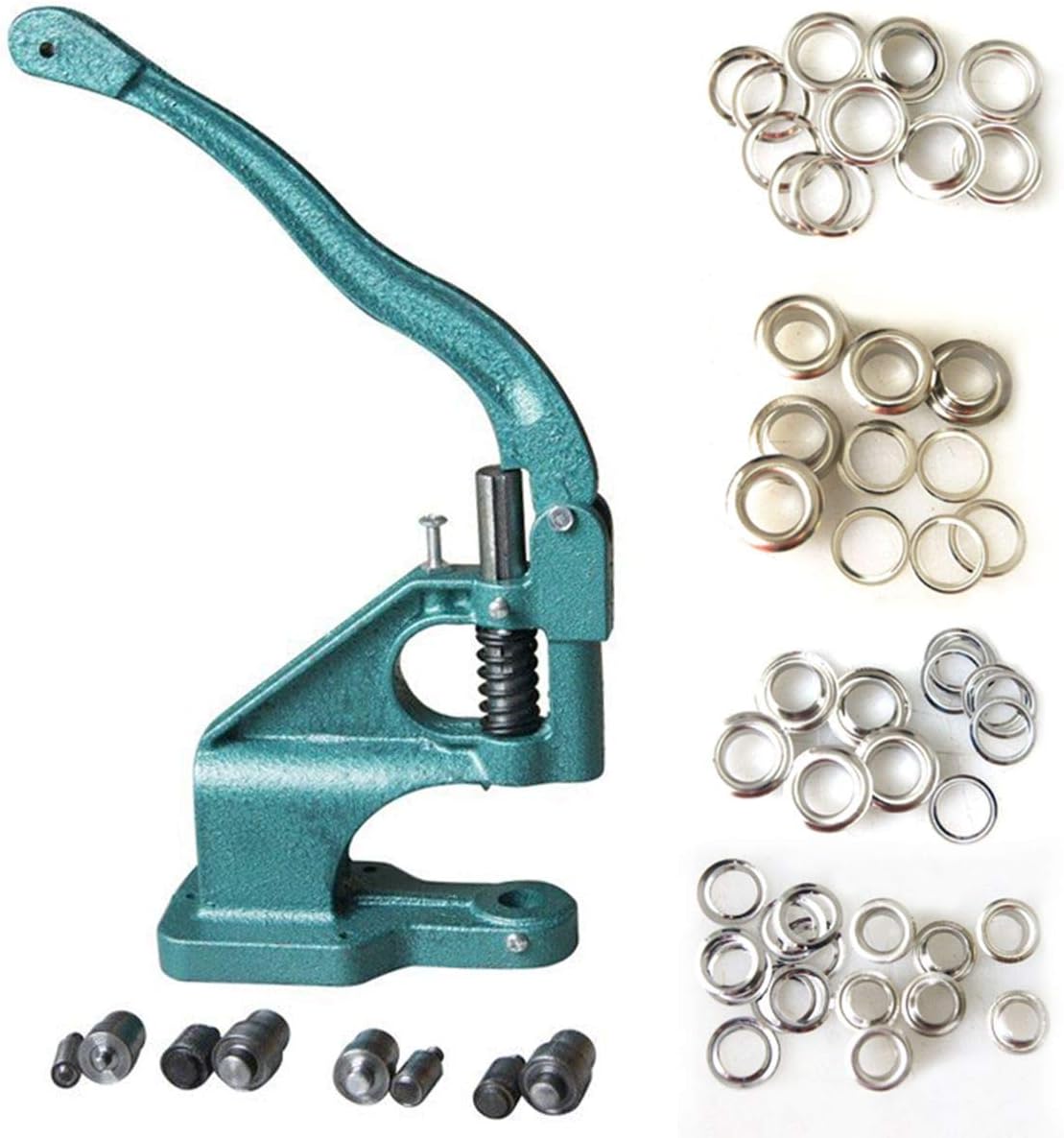BOOMSTART Grommet Punch Kit, Grommet Hole Punch Machine Set with ...