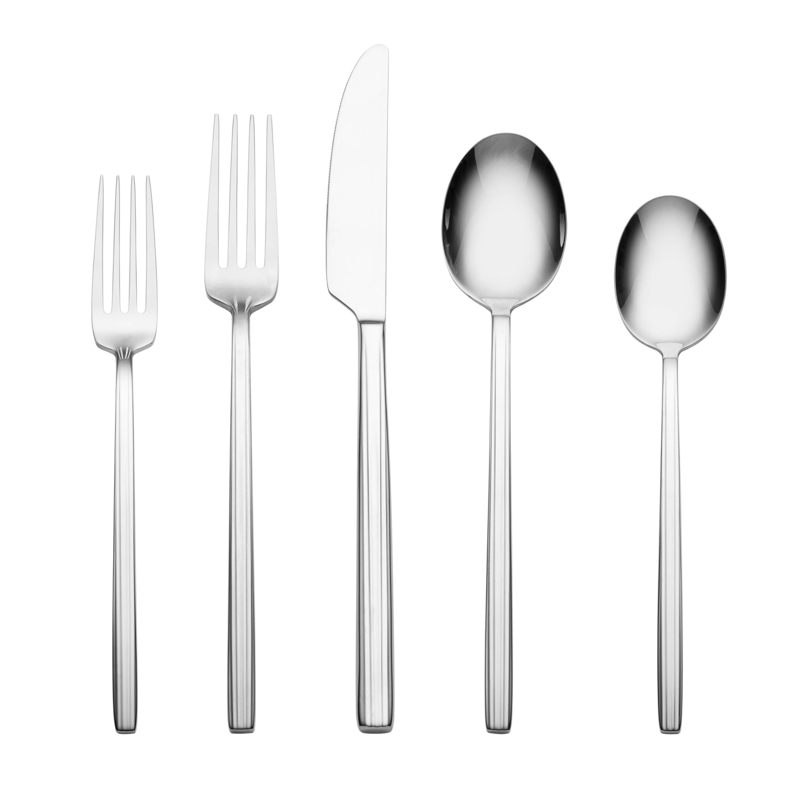 Amazon.com | Oneida Mirror Dean Piece Flatware Set, 20 Count: Serving Sets